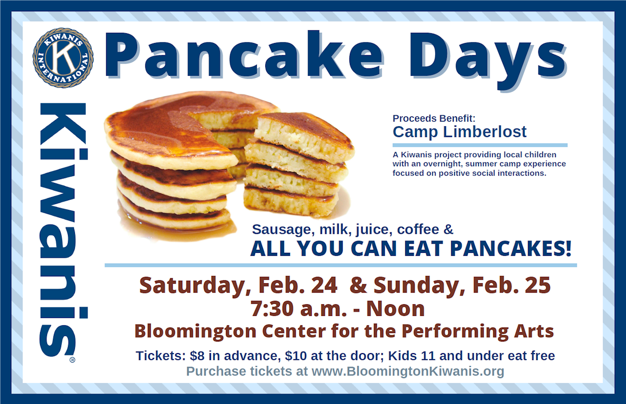 Events - Pancake Days | Kiwanis Club of Bloomington