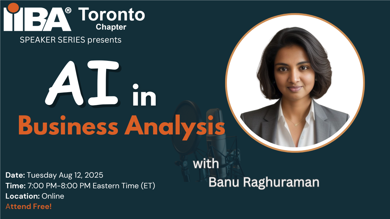 AI in Business Analysis | IIBA Toronto Chapter