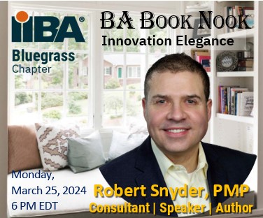 Bluegrass IIBA - BA Book Nook - Innovation Elegance | Bluegrass