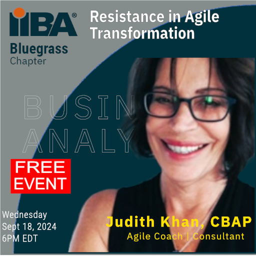 Bluegrass IIBA - Resistance in Agile Transformation | Bluegrass