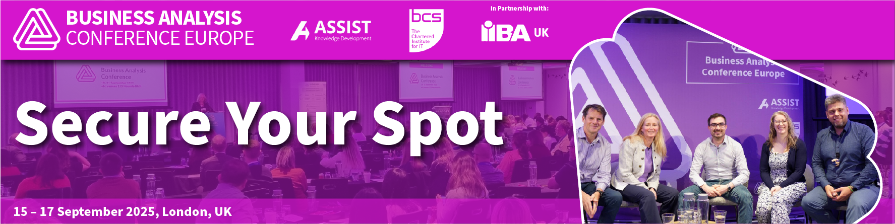 17th Business Analysis Conference Europe 2025 | IIBA UK