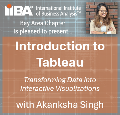 Intro to Tableau: Creating Interactive Visualizations, with Akanksha Singh | Bay Area