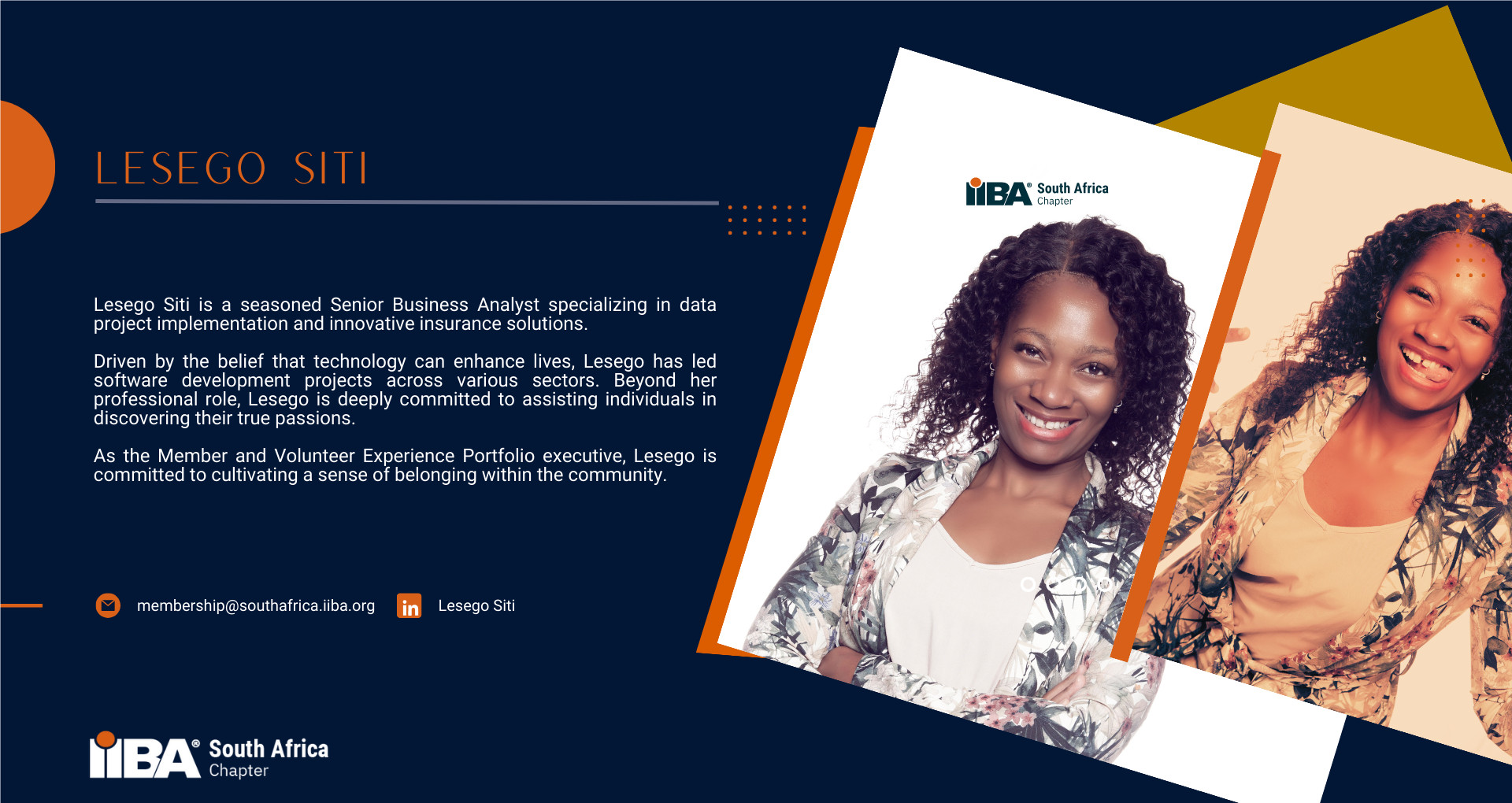 Exco | IIBA South Africa Chapter | South Africa