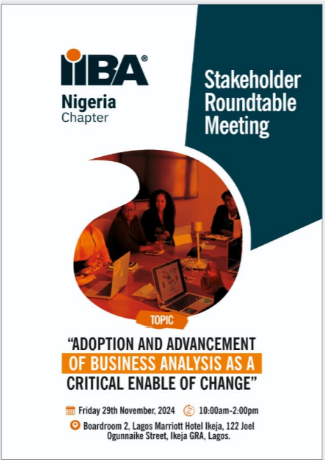 IIBA Nigeria Chapter Stakeholder Roundtable | Nigeria