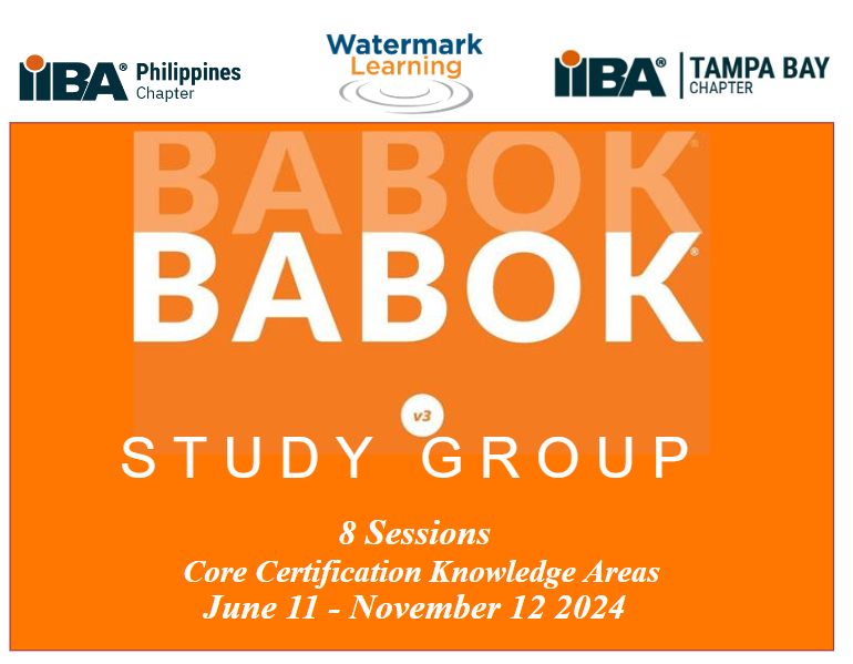 CBAP Study Group Online Sessions | Philippines