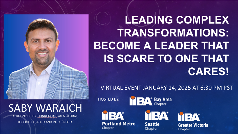 Leading Complex Transformations: Become a leader that is SCARE to one ...